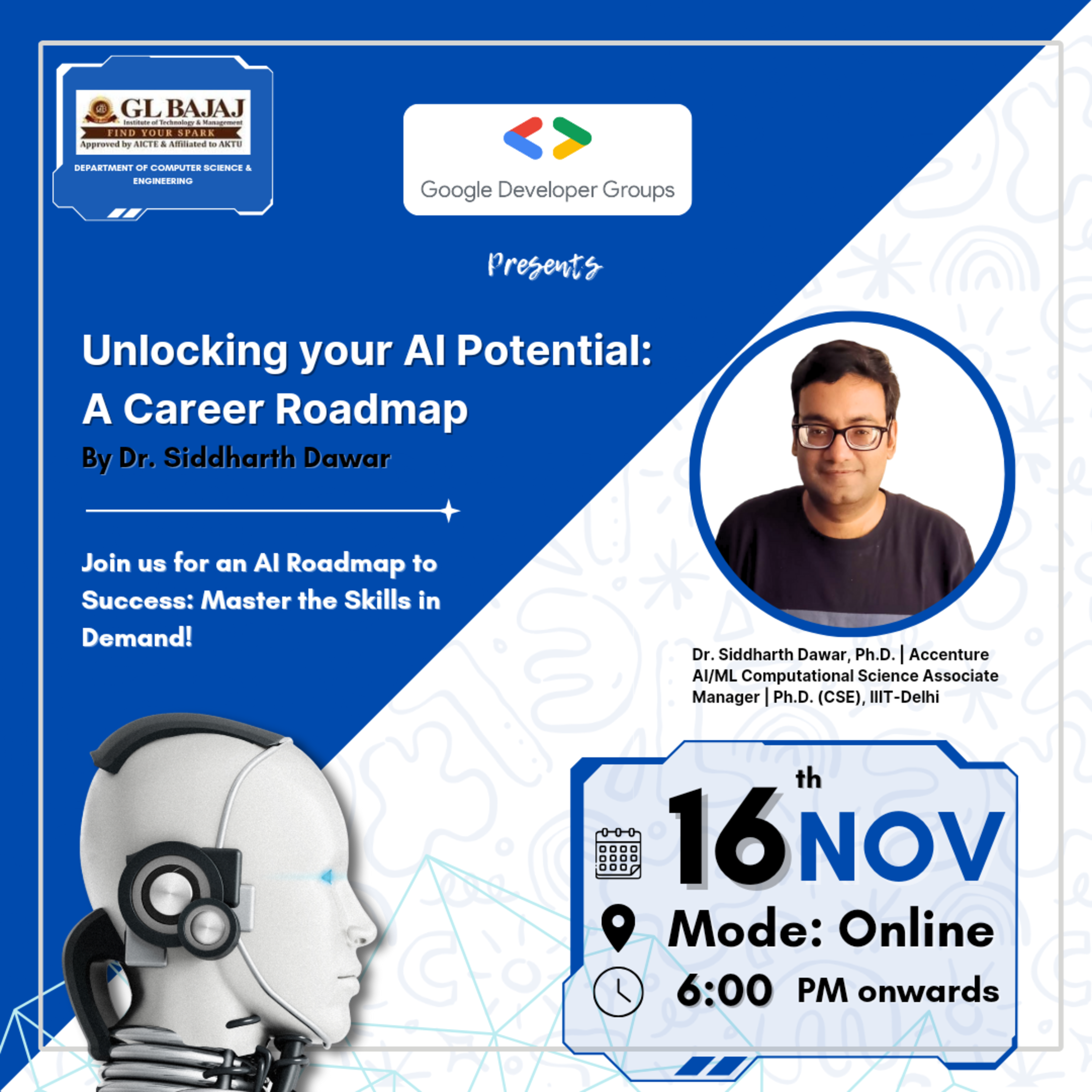 See Unlocking your AI Potential : A Career Roadmap at Google Developer ...